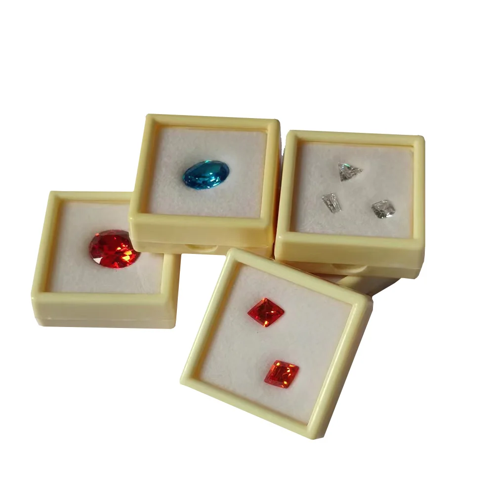 10Pcs-Gemstone-Display-Box-Loose-Diamond-Jewelry-Container-Gems ...