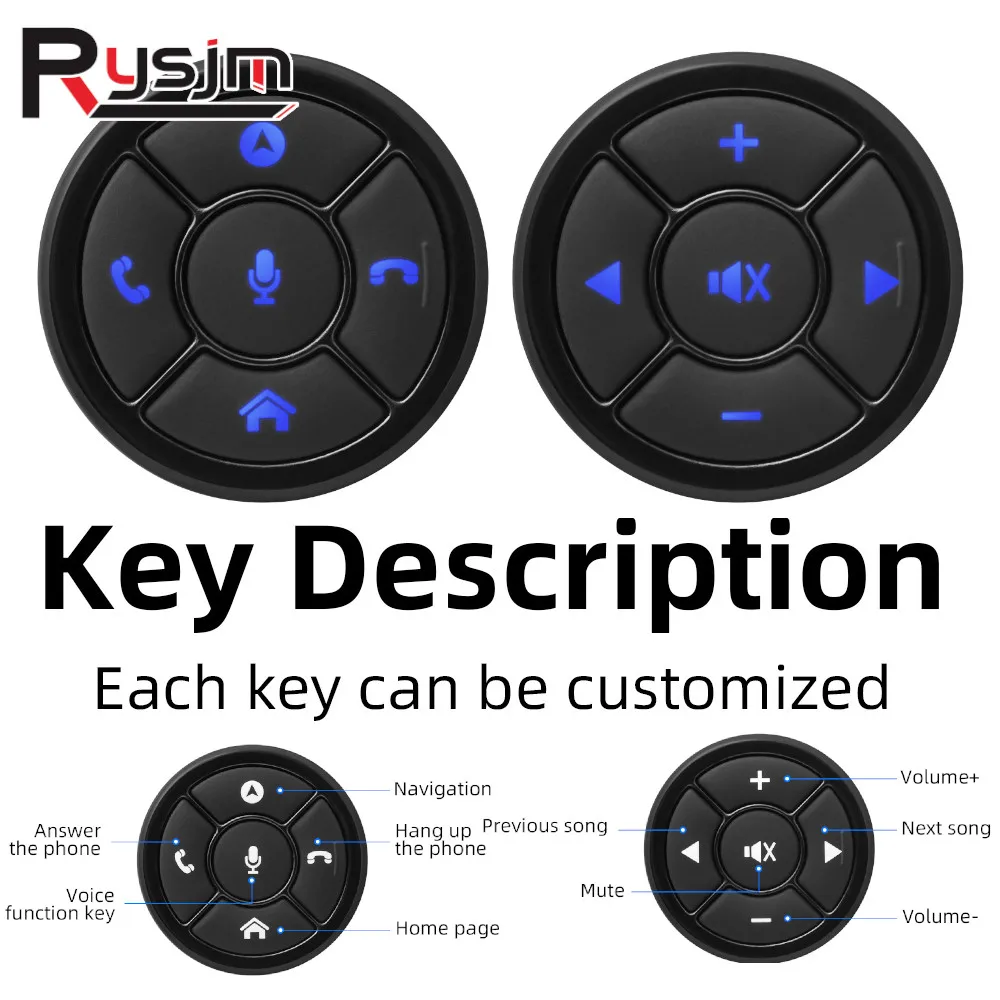 New-Universal-Remote-Control-Buttons-10-Keys-Wireless-Car-Steering ...