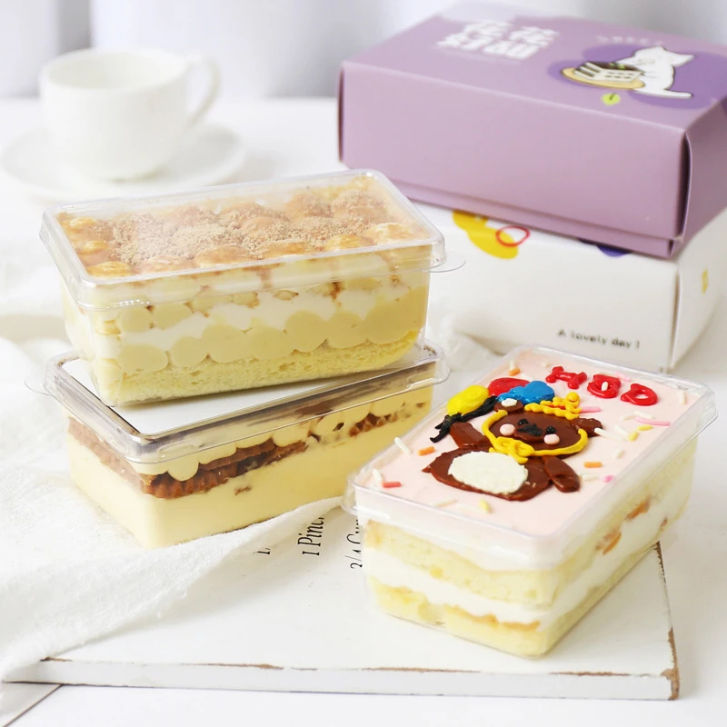 Transparent Cake Packaging Box Dessert Boxes | Transparent Plastic ...
