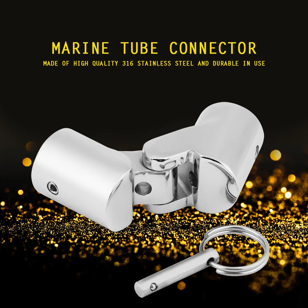 Marine-316-Stainless-Steel-Folding-Swivel-Coupling-Tube-Pipe-Connector ...