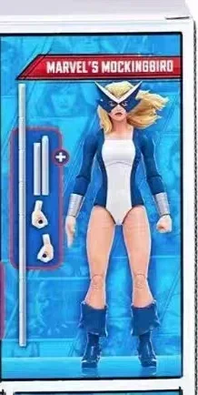 Figuras de acción originales de Marvel Legends West Coast Avengers Mockingbird Ironman Tigra ...