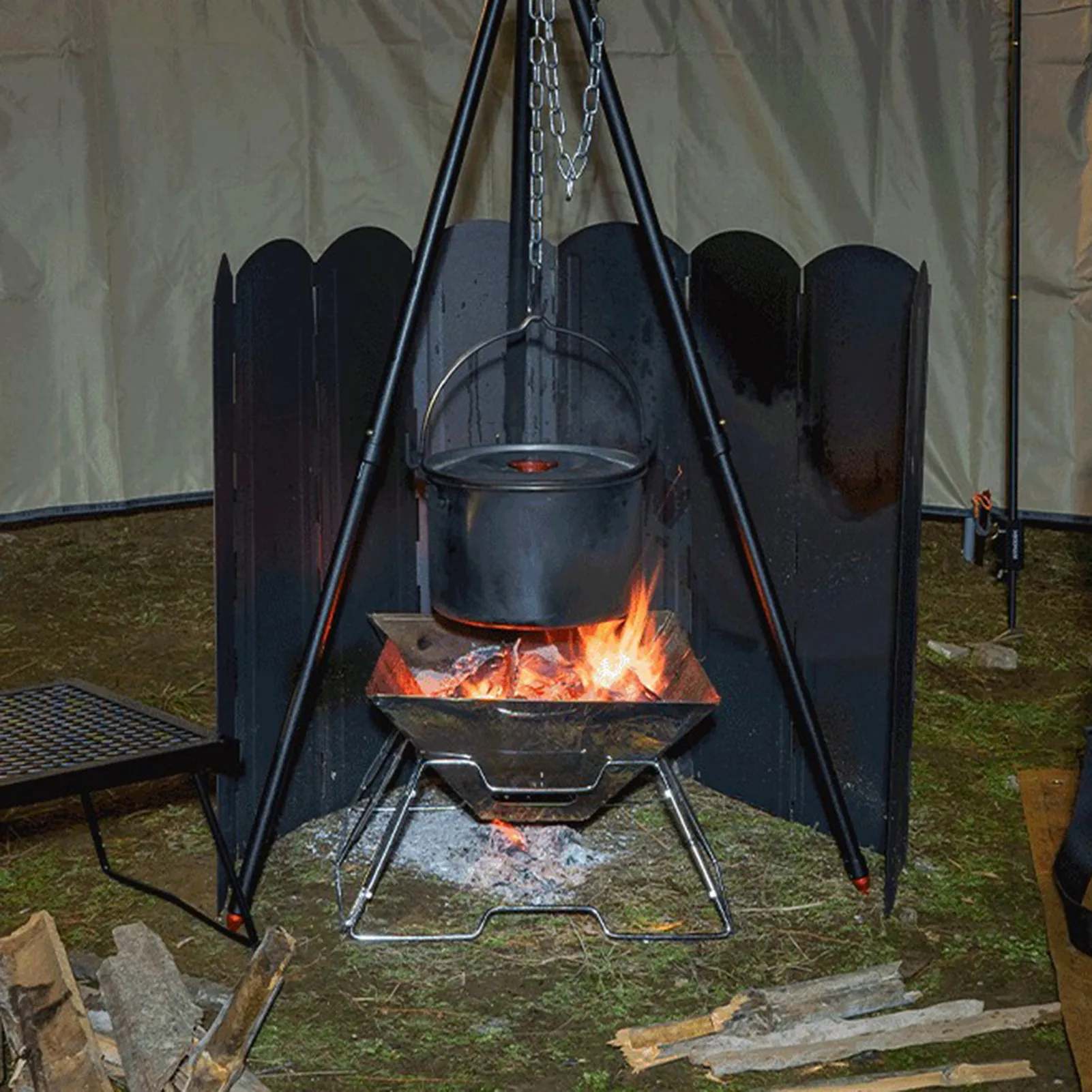 8 Plates 30/40/50/60cm Picnic Windproof Screen Outdoor Bbq Gas Stove ...