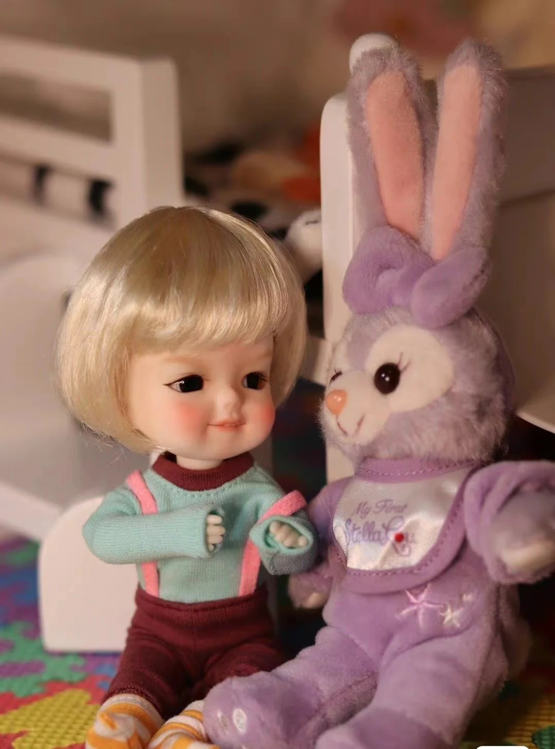 Free shipping 1/8 Bjd doll mini mong kiki mong bjd Ball jointed dolls ...