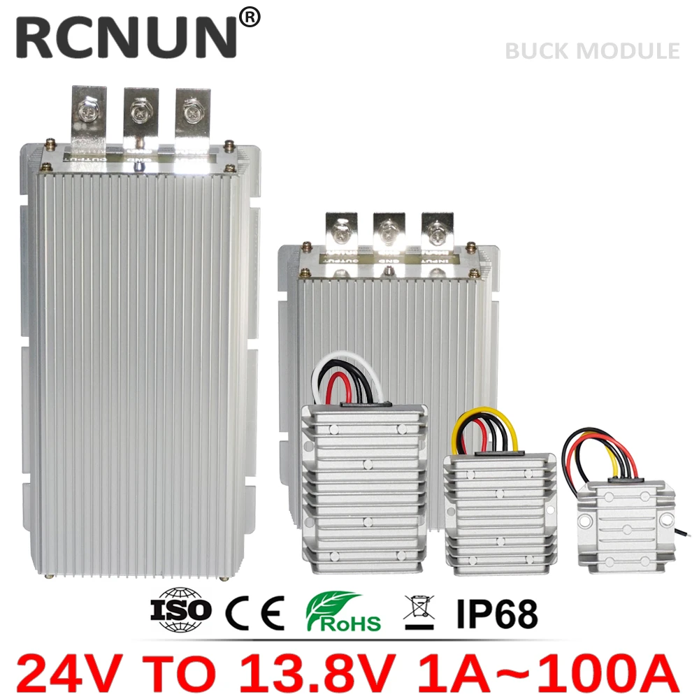 Rcnun 24v To 13.8v 19v 5a 10a 15a 20a 30a 40a 50a 60a 80a 100a Step Down Dc-dc Converter Buck ...