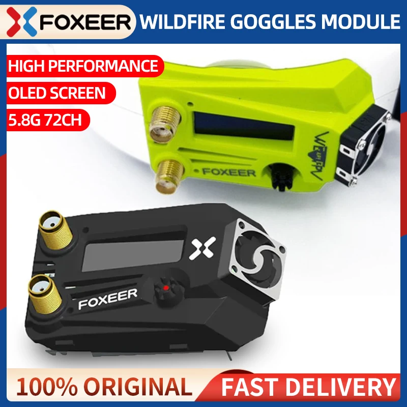 In-Stock-FOXEER-WILDFIRE-5-8G-Goggles-Dual-Receiver-Module-OSD-Firmware ...
