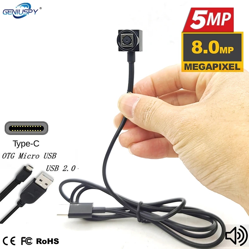 고속 UVC OTG 자동 초점 웹캠, USB 카메라 모듈, 미니 CCTV 감시, 1080P, 2592*1944, 30FPS ...