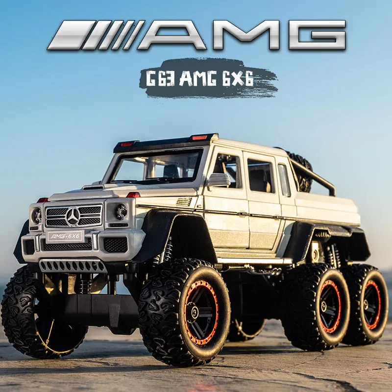 Benz-G63-6x6-Alloy-Pull-Back-Model-Car-Simulation-Sound-And-Light-Can ...