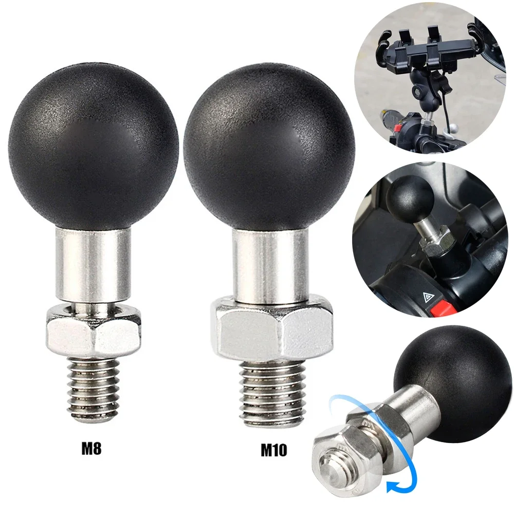 1-Inch-M10-M8-Male-Thread-Mount-M10-M8-Screw-Mounts-Mirror-Seat-Ball ...
