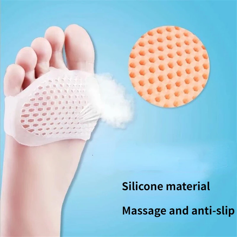 Silicone Metatarsal Pads Massage Pain Relief Forefeet Inserts for Women ...