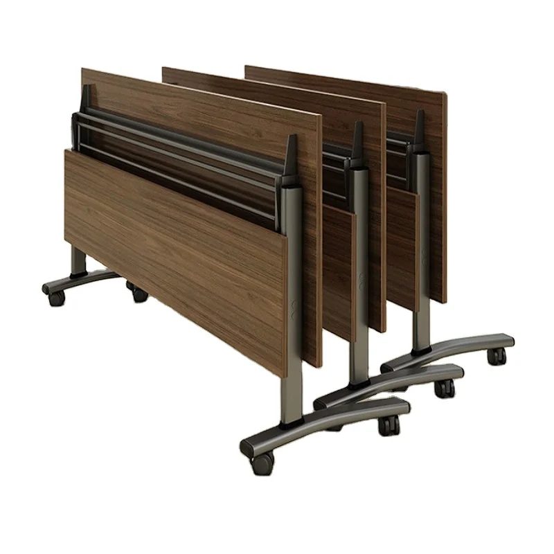 Modern Adjustable Meeting Training Room Table Tops Desks Stackable ...