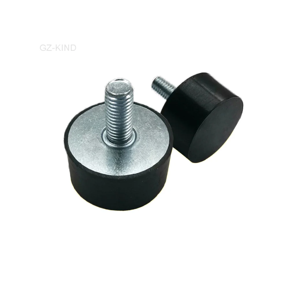 1 pcs M3 M4 M5 M6M8 Rubber Branch Dia 8/10/15/20/25/30mm Metal Anti ...