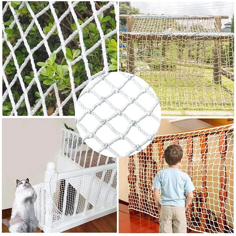 White-Nylon-Safety-Net-Construction-Flame-Retardant-Safety-Net ...