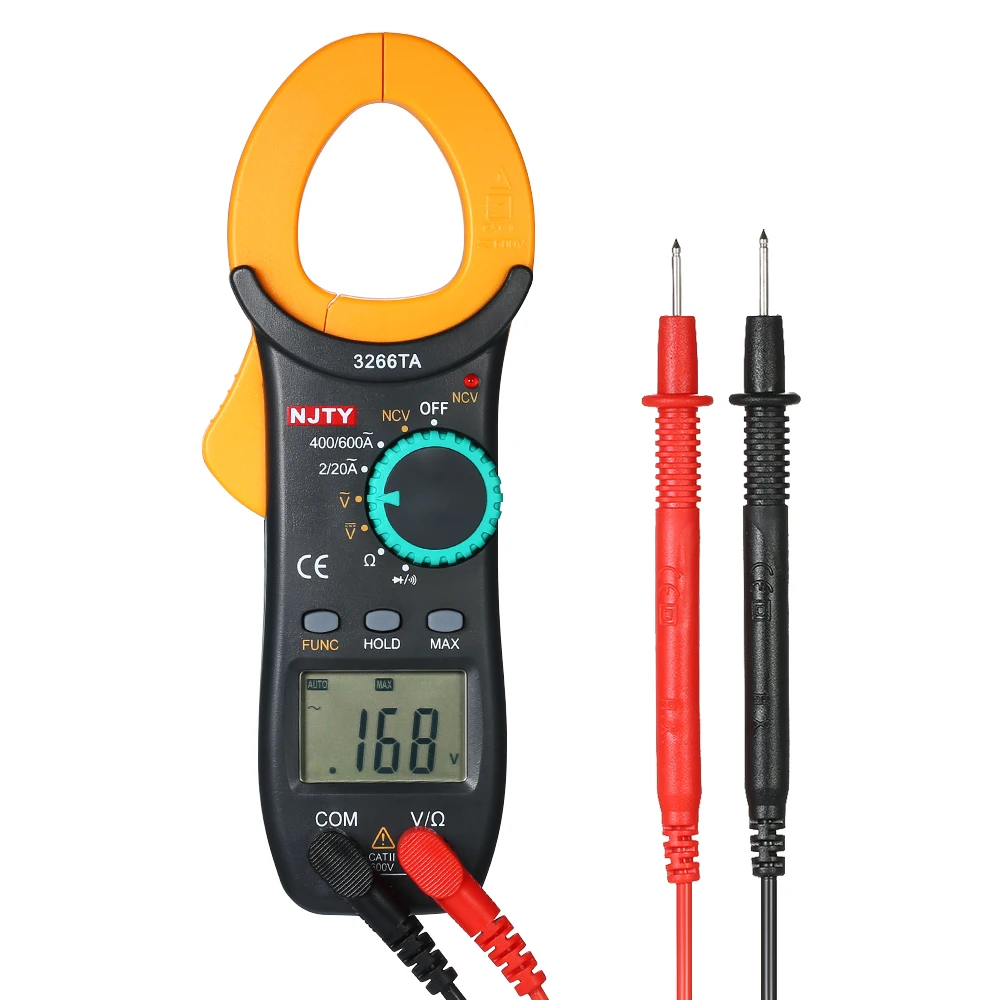 Digital-Multimeter-Clamp-Meter-2000-Counts-Auto-Range-AC-DC-Current ...