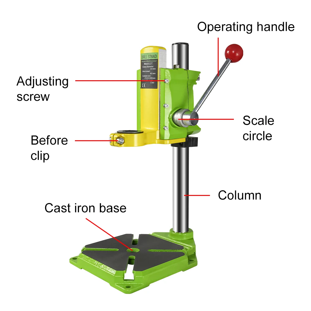 Drill Press Diagram