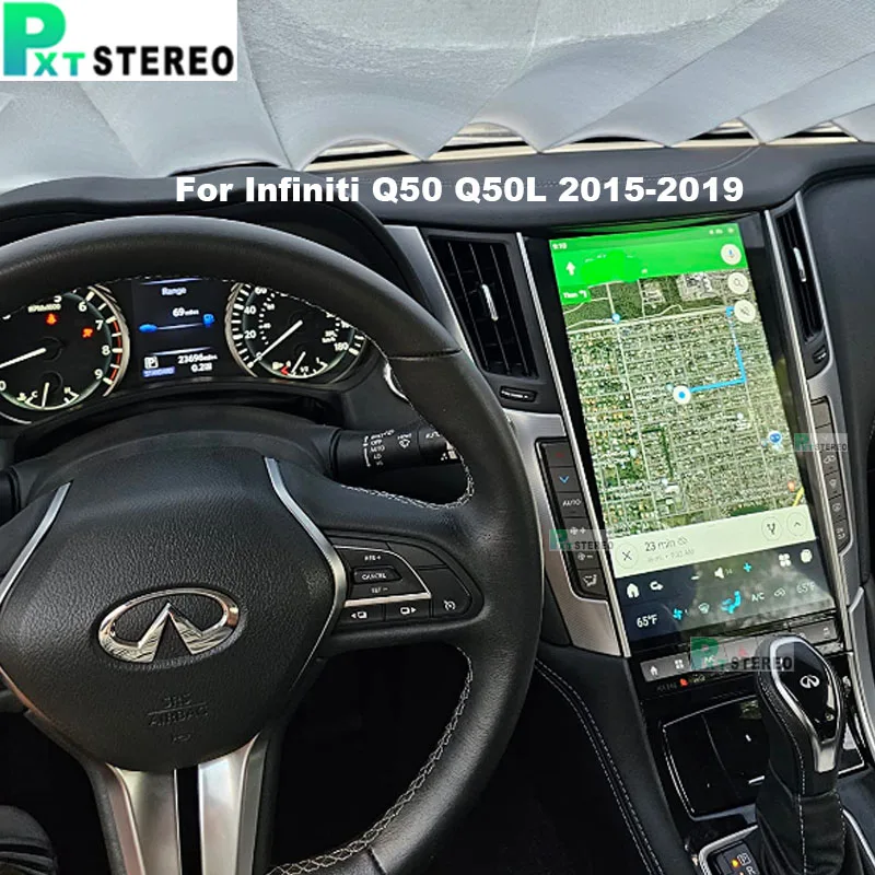 Pxton-For-Infiniti-Q50-Q50L-2015-2019-Android-Car-Radio-Stereo-Tesla ...