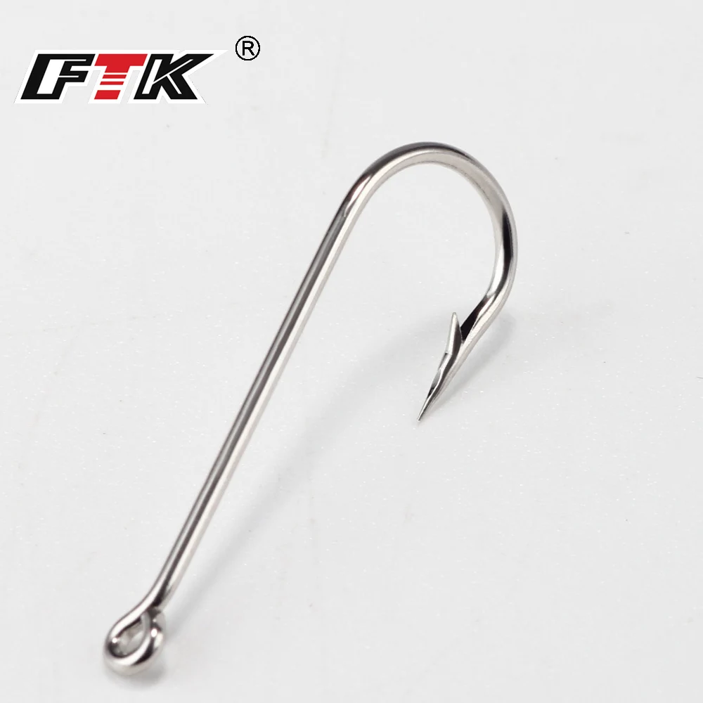 Hooks Bent 5 Fishing Sea | Hooks Fishing Hook Ftk | Norway Jig Hook | Ftk Round Hook - 10 ...