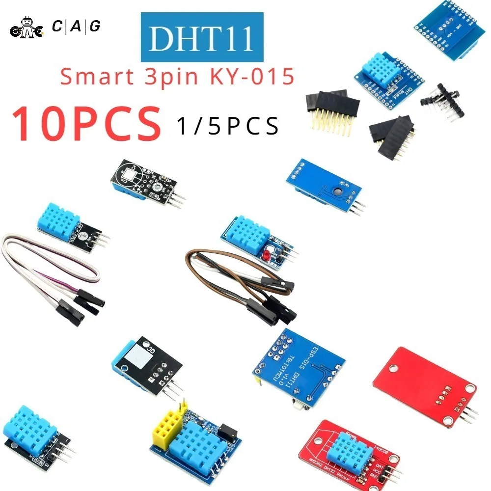 Temperatura-Digital-Inteligente-e-M-dulo-Sensor-de-Umidade-Relativa-PCB-para-Arduino-DIY-Starter ...