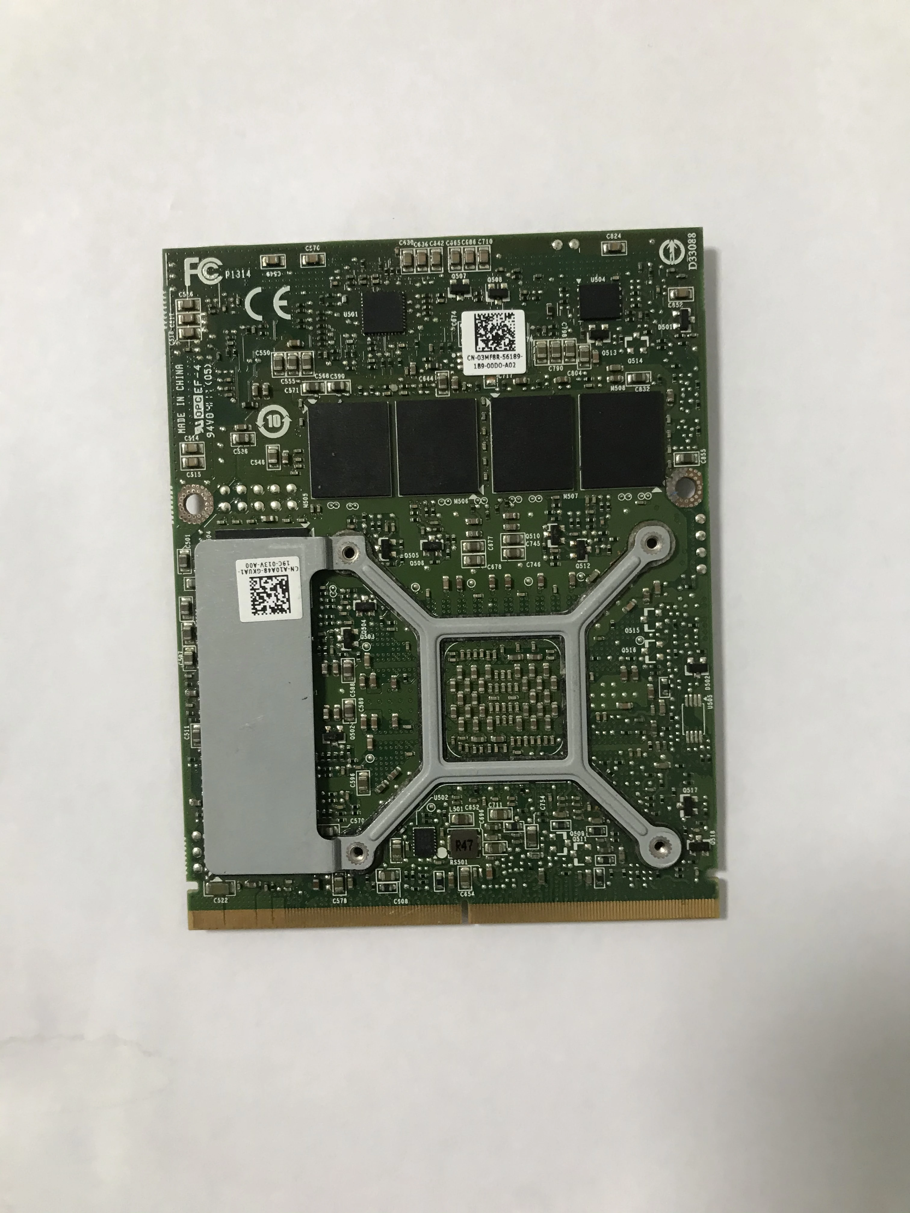 Original GTX580M GTX 580M GDDR5 2GB N12E-GTX2-A1 Graphics Video Display ...