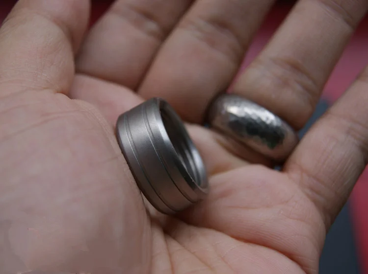 Edc Hand Frosted Custom Thickened Titanium Alloy Tactical Ring Puller ...