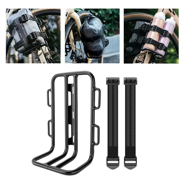 GORIX Bike Front Fork Cage Front Fork Mount Bottle Cage Large Cage ...