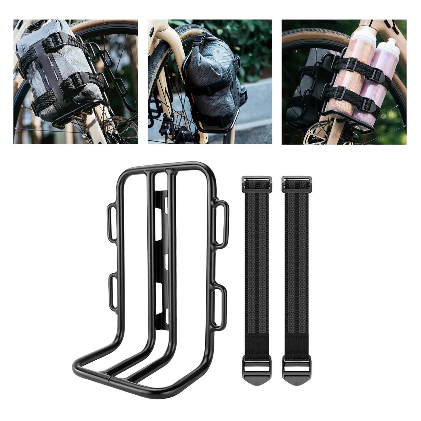 Cargo-Pannier-Easy-to-Install-Bicycle-Fork-Mount-Bike-Front-Rack ...