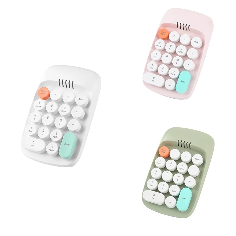 Wireless-Number-Pad-Typewriter-Retro-Keypad-Numeric-Keypads-Numpad-18 ...