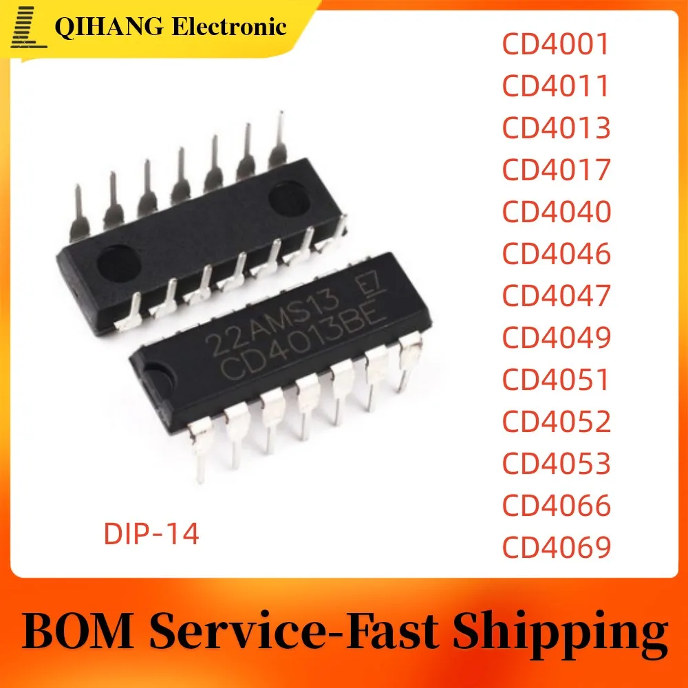 10PCS-CD4001-CD4011-CD4013-CD4017-CD4040-CD4046-CD4047-CD4049-CD4051-CD4052-CD4053-CD4066-CD4067 ...