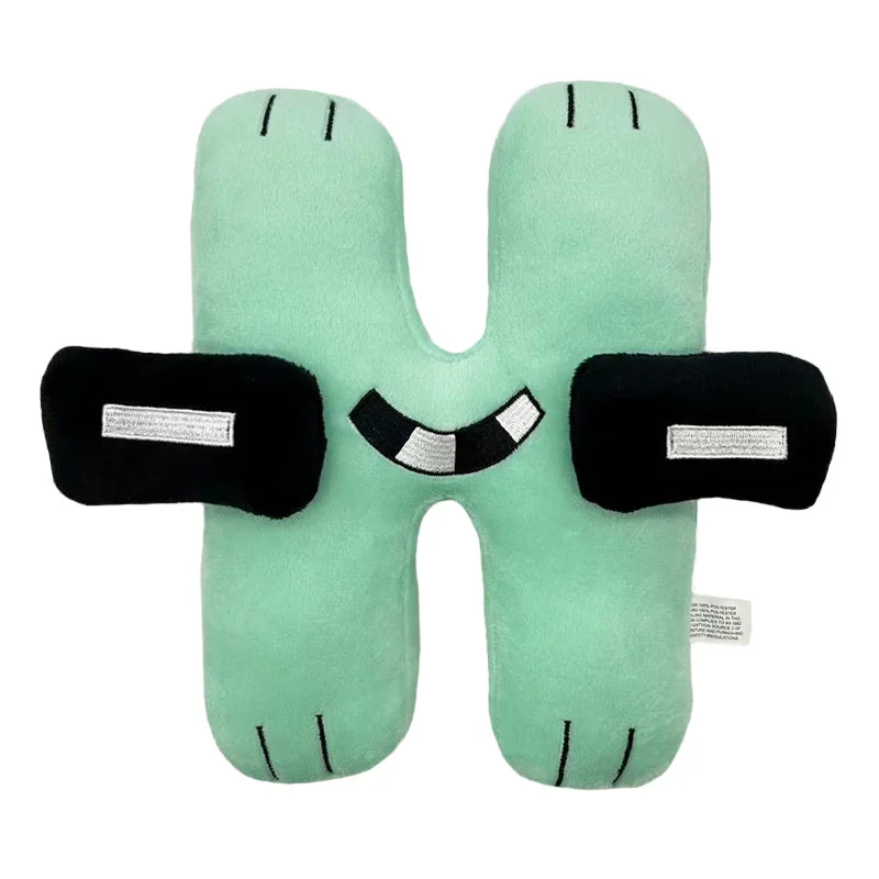 Alphabet Lore Plush Toys A-Z English Letter Stuffed Animal Plushie Doll ...