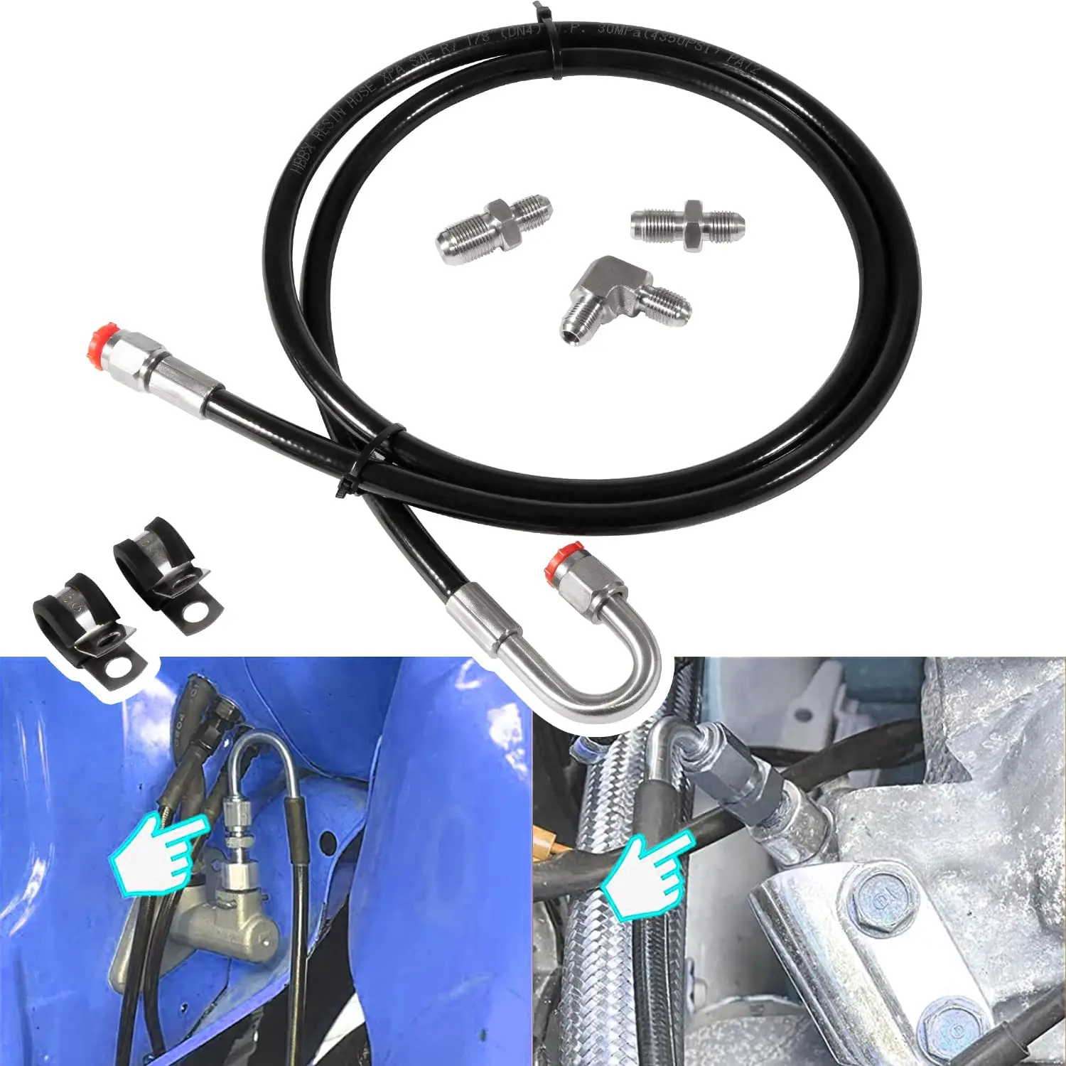 TM-Clutch-Line-Kit-For-K-Swap-fits-for-Honda-Acura-Civic-Crx-Integra ...