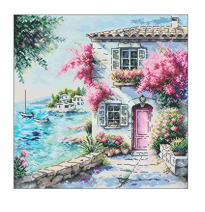 Mediterranean Dream Romantic Sewing kit 16CT 14CT Unprinted Cross ...