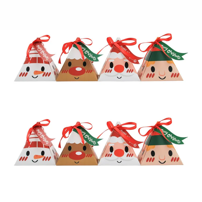 8pcs-lot-Pyramid-Shape-Gift-Box-Cardboard-Christmas-Paper-Gift-Box-Bag ...