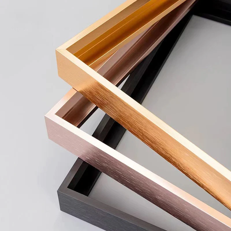 Aluminum-Photo-Frames-for-Wall-Art-Unassembled-Picture-Frame-No-Glass ...