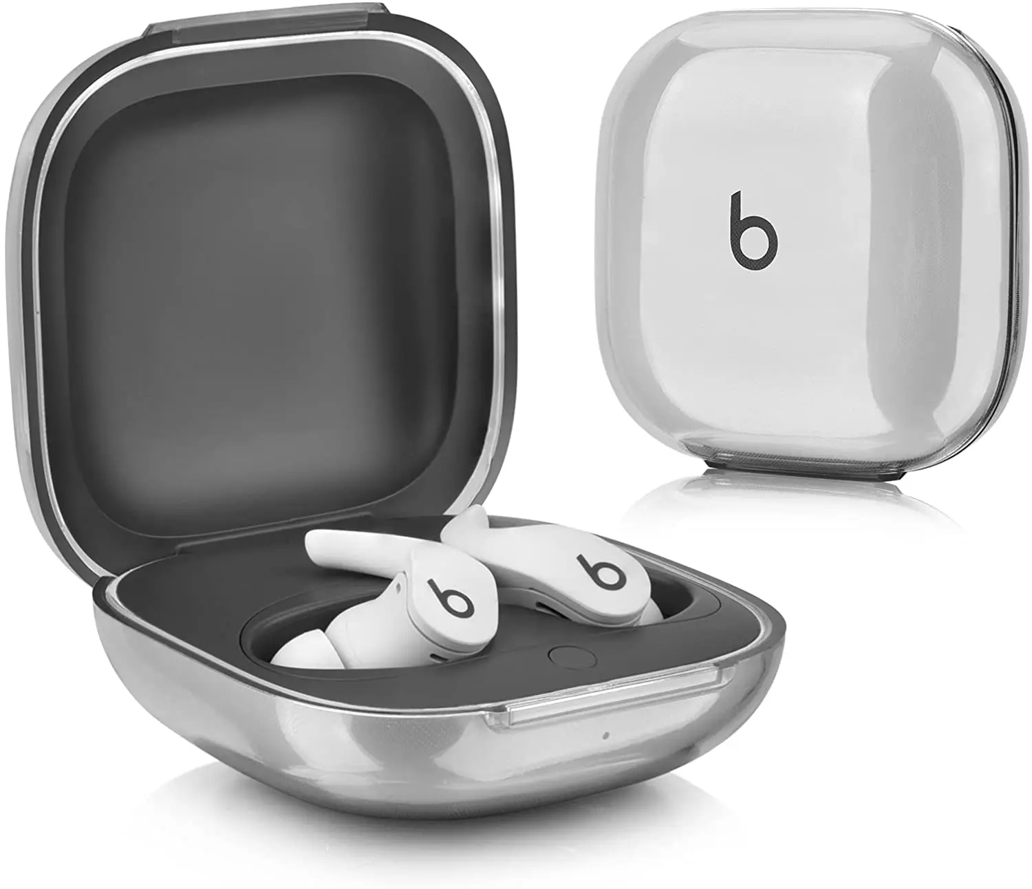 Funda-transparente-para-Beats-Fit-Pro-carcasa-protectora-de-TPU-suave-y ...