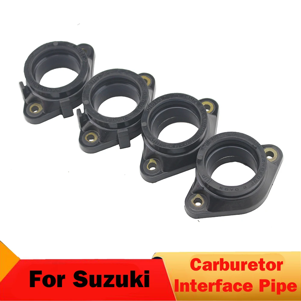 Motorcycle-Carburetor-Adapter-Interface-Inlet-Intake-Pipe-For-Suzuki ...