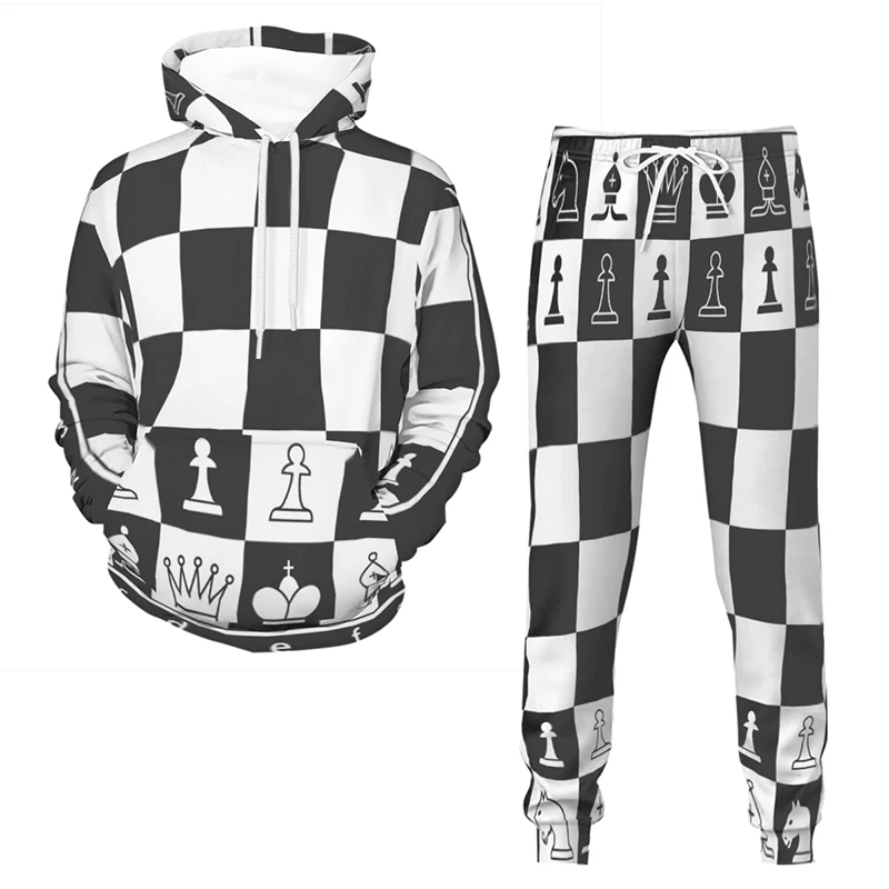 Chess-3D-Printed-Men-s-Tracksuit-Sets-Casual-Hoodie-Pants-2pcs-Sets ...