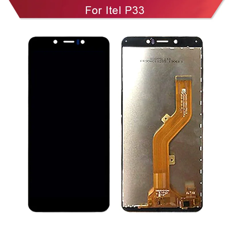 LCD Display For ITEL P33 LCD Display Complete Touch Screen Glass ...