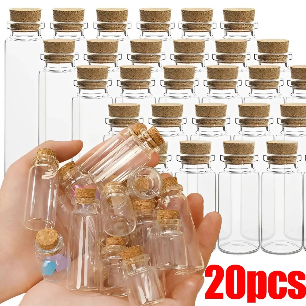 Mini-botellas-de-vidrio-con-tap-n-de-corcho-regalo-de-cumplea-os ...
