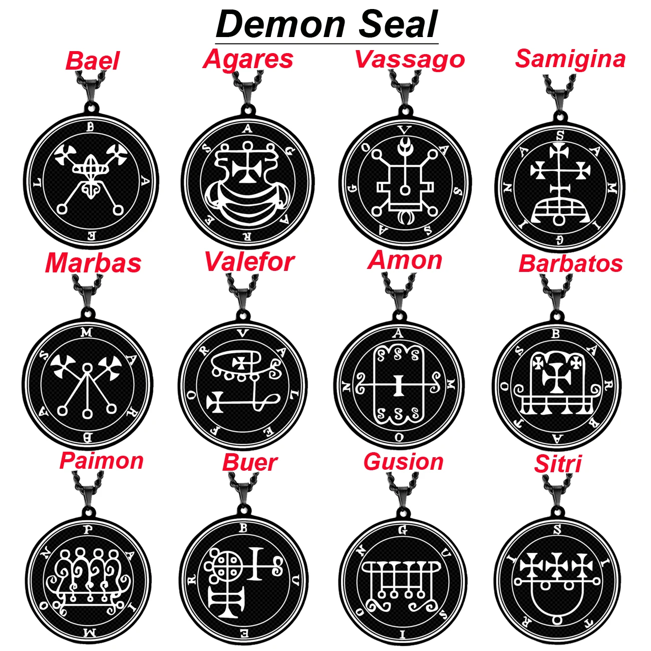 Lesser Key Of Solomon Sigils