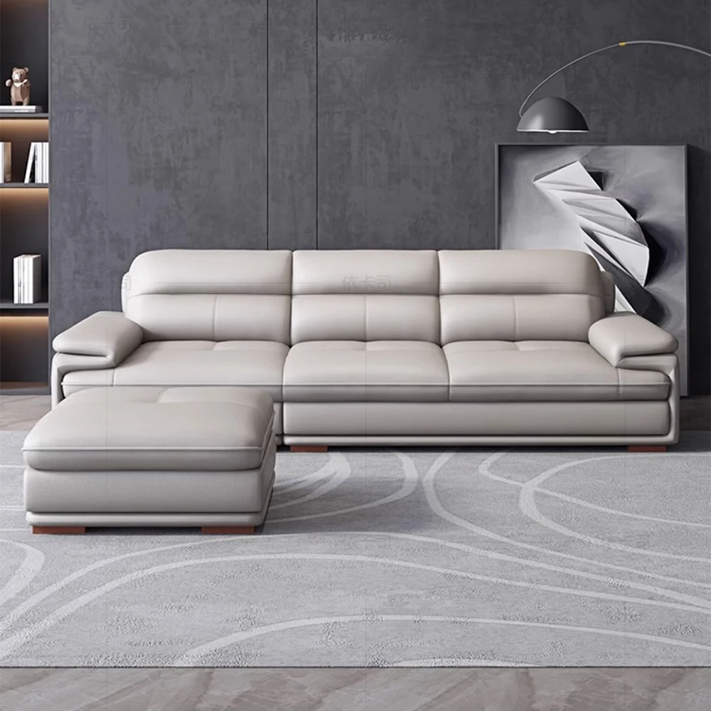 MANBAS-Big-Sectional-Corner-Couch-Modern-Elegant-Italian-Genuine ...