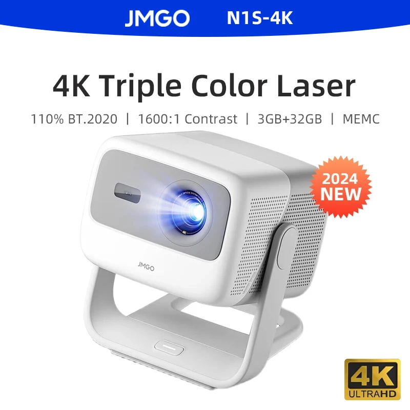 JMGO-N1S-4K-Tri-Color-Laser-Projector-UHD-1200-CVIA-Lumens-MEMC ...
