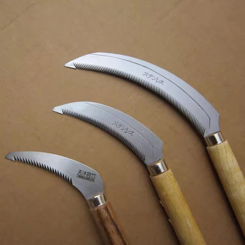 Handheld-Sickle-Tool-Portable-Heavy-Duty-Hand-Hoe-Japanese-Gardening ...