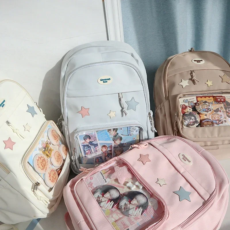 Ita Bag 2026 New Display Canvas Backpacks Women Preppy Style Five Star ...