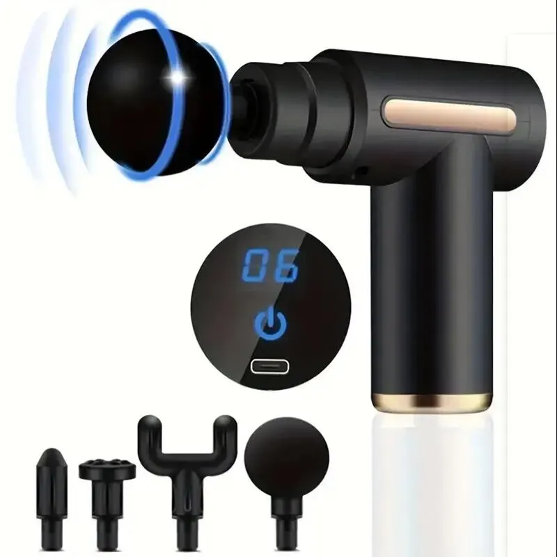 Mini Muscle Massage Gun Protable Body Massager Deep Handheld Percussion Massager For Body Back