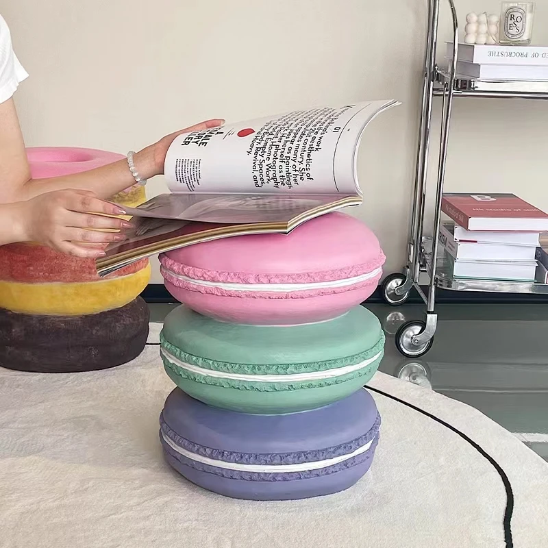 Donut-Stool-Shoes-Changing-Stool-Dressing-Stool-Kawaii-Living-Room ...