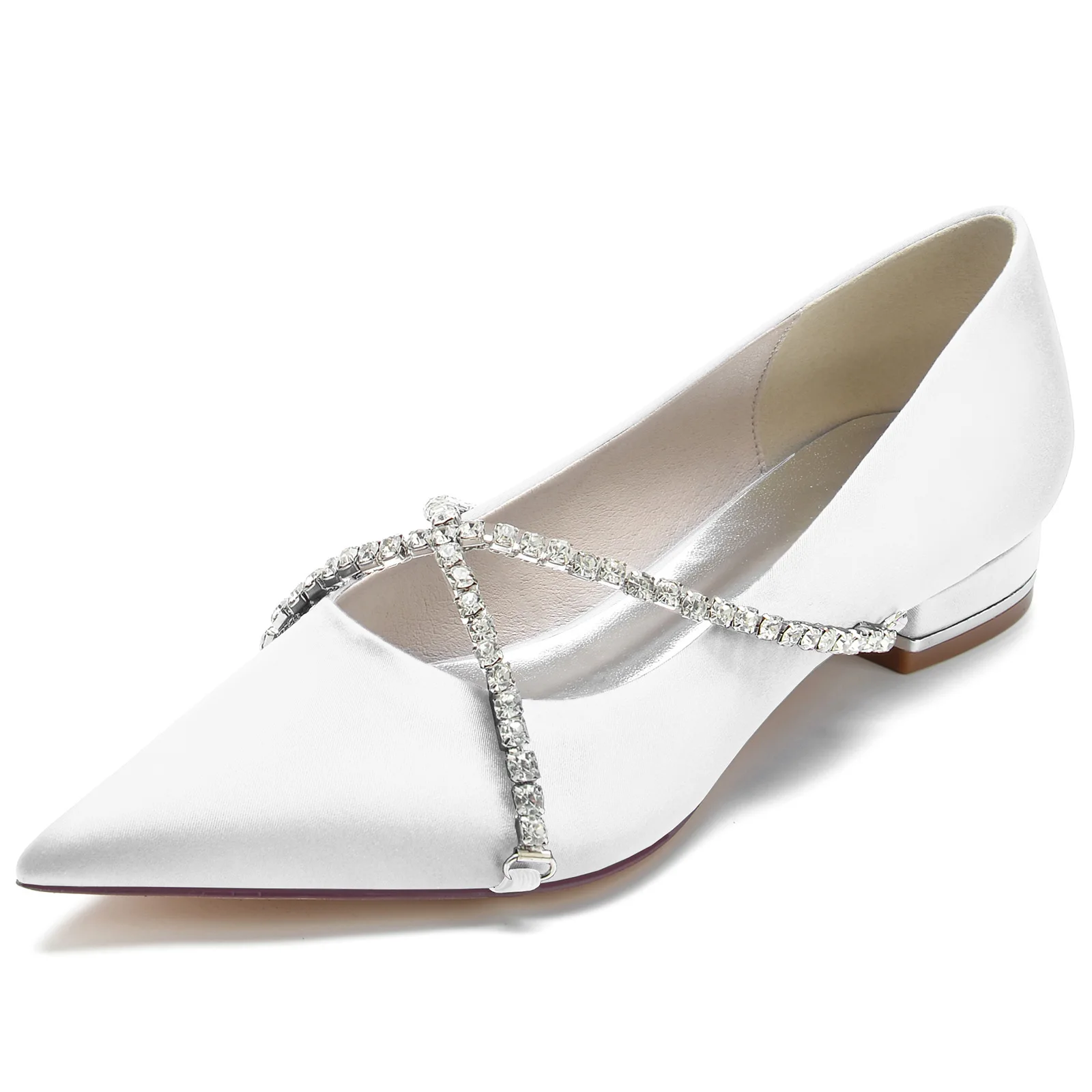 Flat-Heel-Pointed-Water-Diamond-Elegant-and-Versatile-Daily-Shoes ...