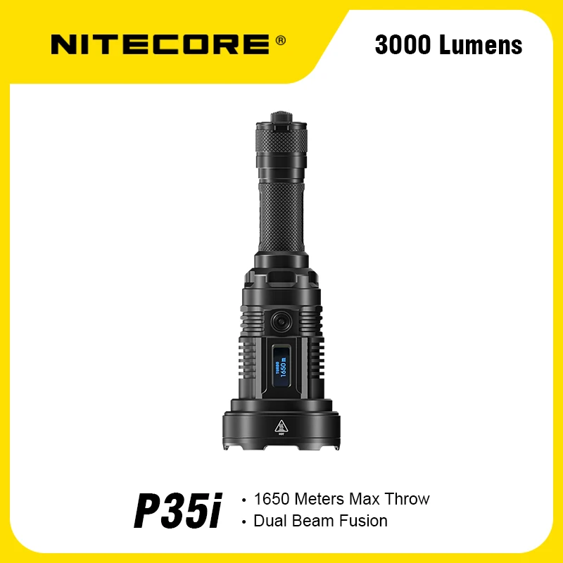 NITECORE-P35i-LEP-Flashlight-CREE-USB-C-Rechargeable-1650M-3000LM-Torch ...