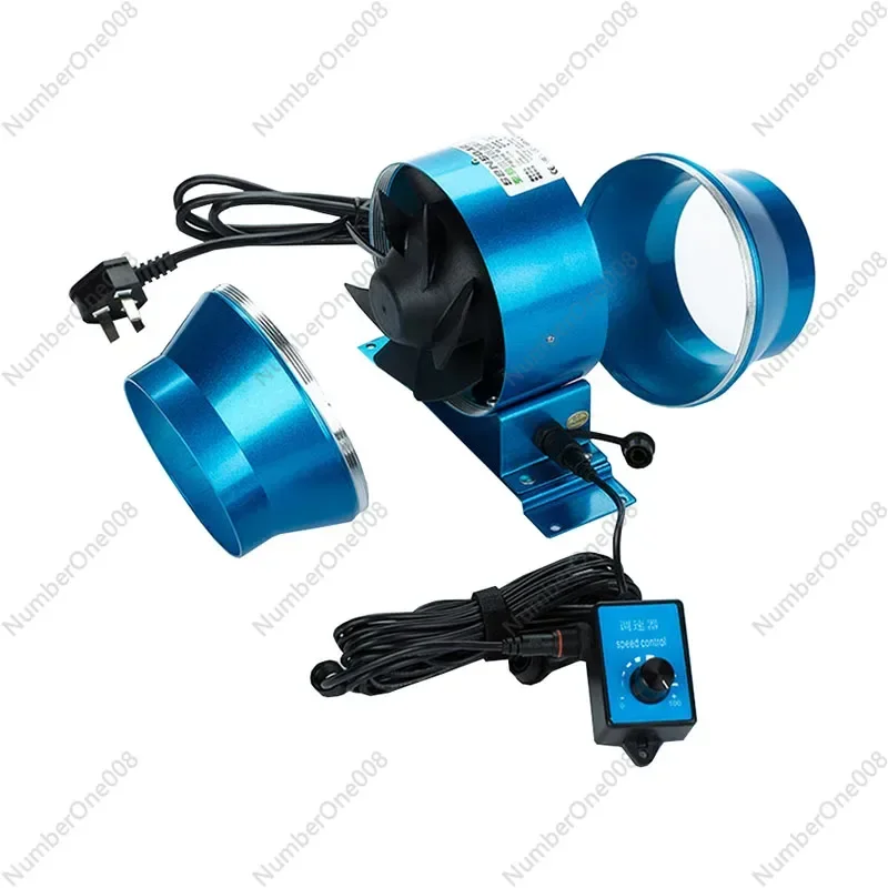 4-Inch-Exhaust-Fan-Adjustable-Speed-Duct-Fan-Garden-Farmland-Window ...