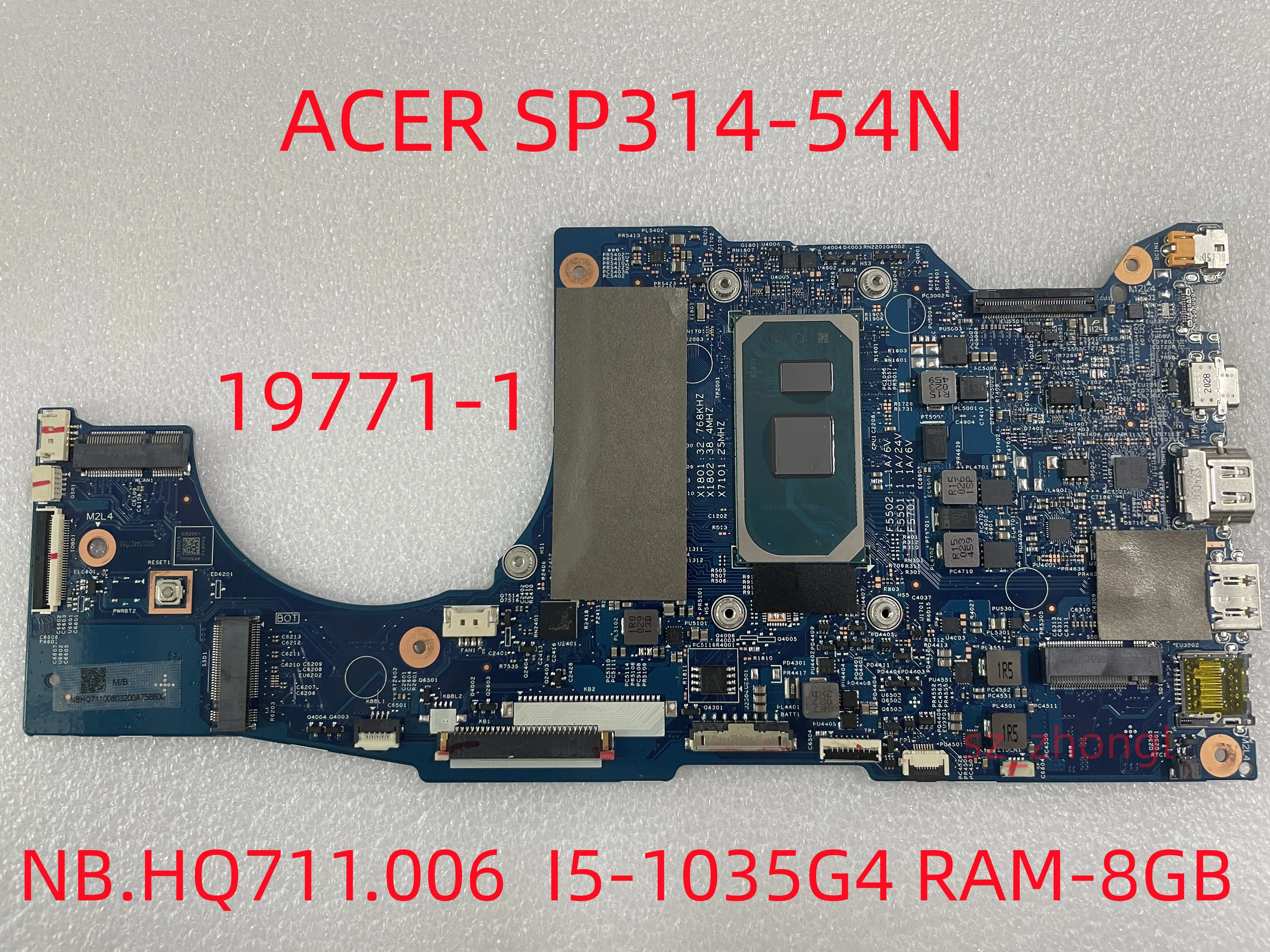 19771-1-448-0JU12-0011-Mainboard-For-Acer-SP314-54N-Laptop-Motherboard ...