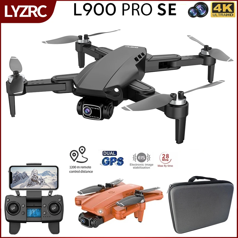 LYZRC-Dron-L900-PRO-SE-4K-Profesional-5G-WiFi-GPS-c-mara-Dual-HD ...