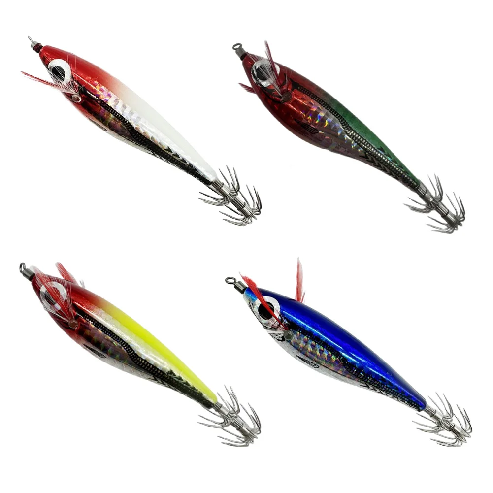 Luminous-Squid-Jigs-Horizontal-Bionic-Shrimp-Baits-Wood-Shrimp ...